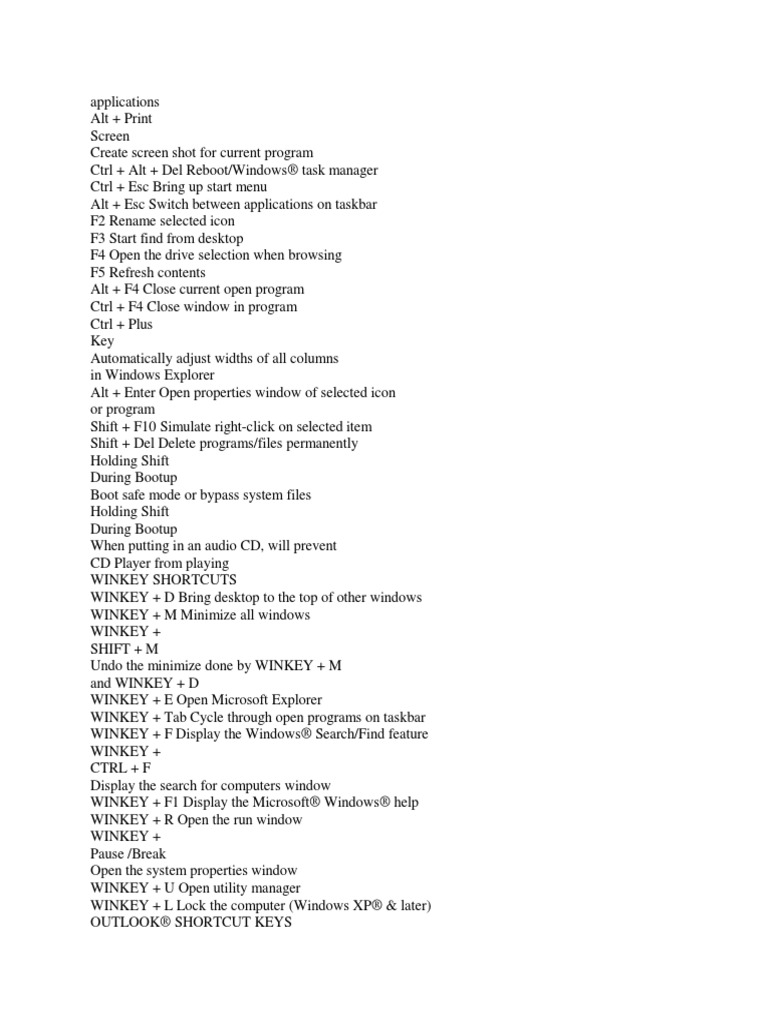 Windows Key For Application | PDF | Icon (Computing) | Microsoft Windows