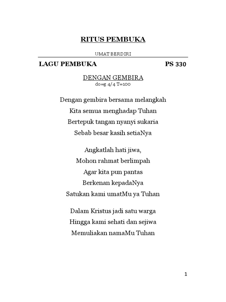 Teks Misa | PDF