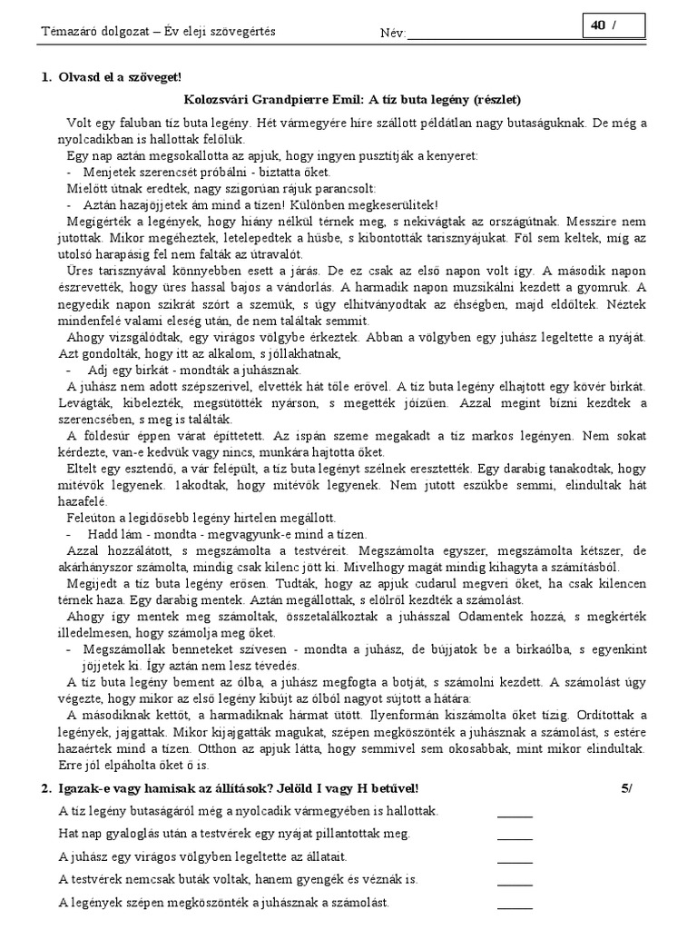 Ofi Irodalom 1 | PDF