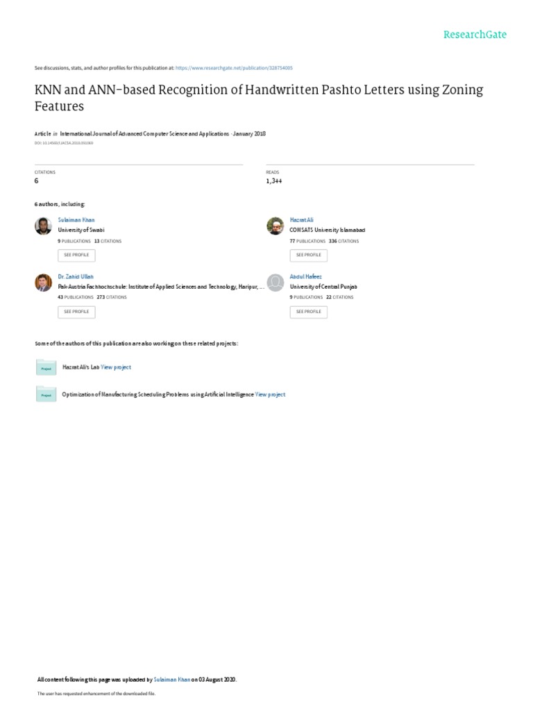 Pashto Language Writing System | Download Free PDF | Optical Character ...