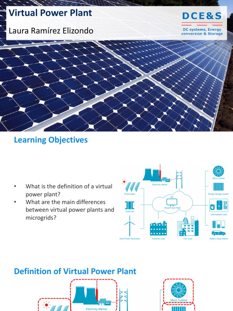PV4x 2018 Week 1 1-6 Virtual Power Plant-Slides | PDF