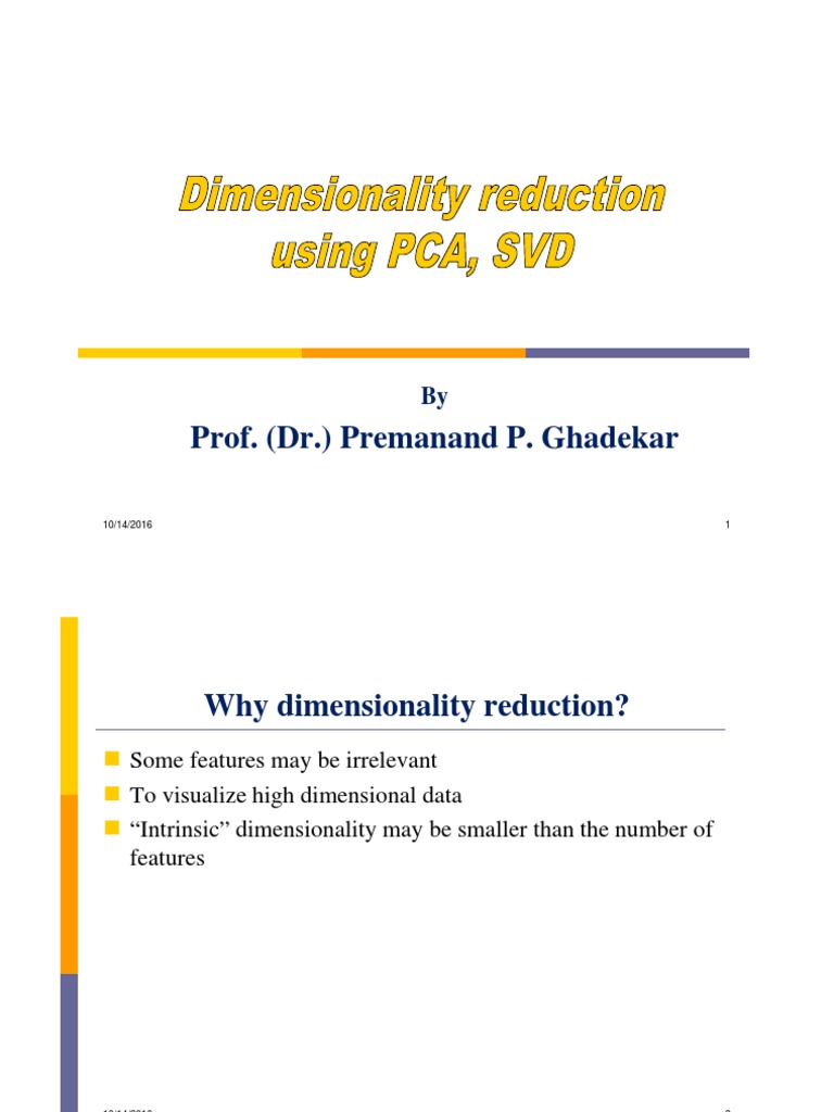 4-PCA and SVD | Download Free PDF | Principal Component Analysis ...