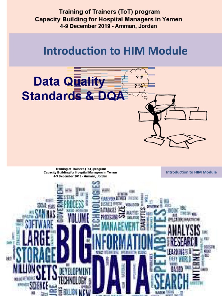 Introduction To HIM Module: Data Quality Standards & DQA | Download ...