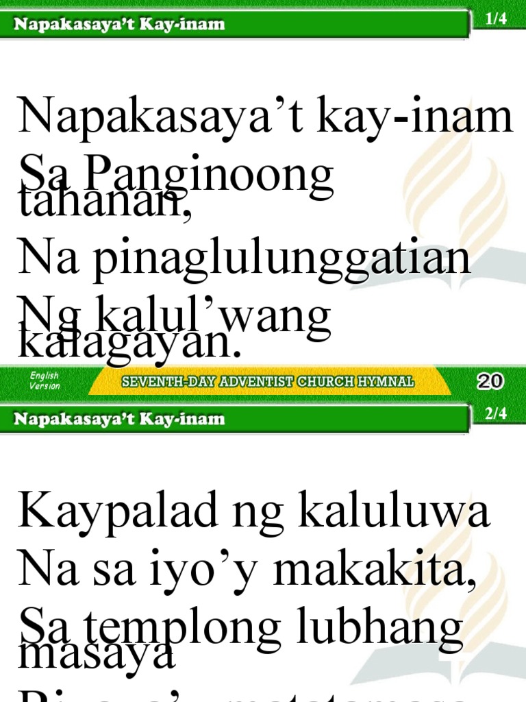 20 Napakasaya't Kay-Inam | PDF