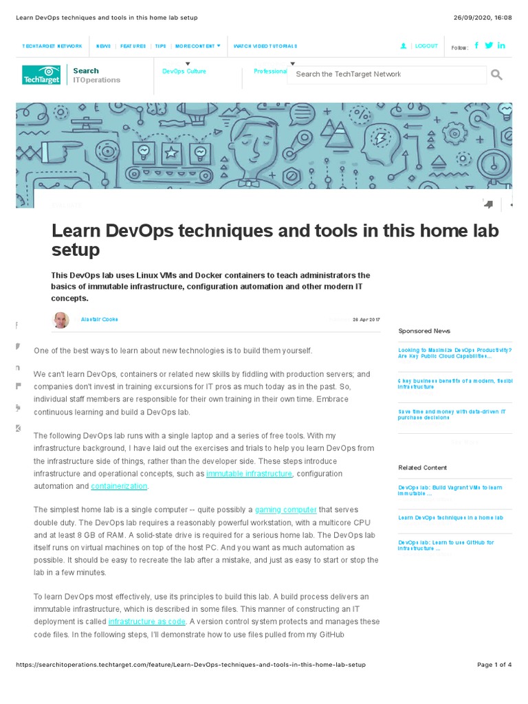 Learn DevOps Techniques and Tools in This Home Lab Setup | PDF | Virtual Machine | Version Control