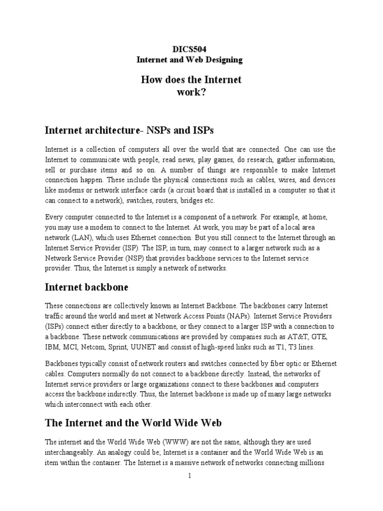 Internet Basics for Beginners | PDF | World Wide Web | Internet & Web
