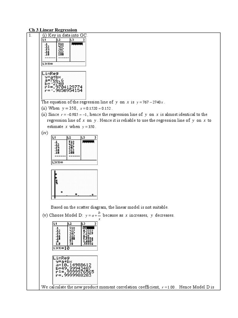 Chapter 03 Linear Regression Solutions | PDF | Correlation And Dependence | Regression Analysis
