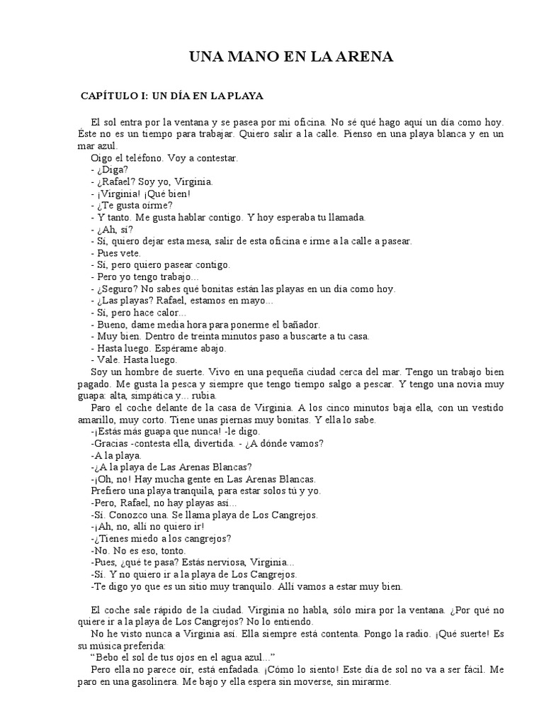 Una Mano en La Arena | PDF | Naturaleza
