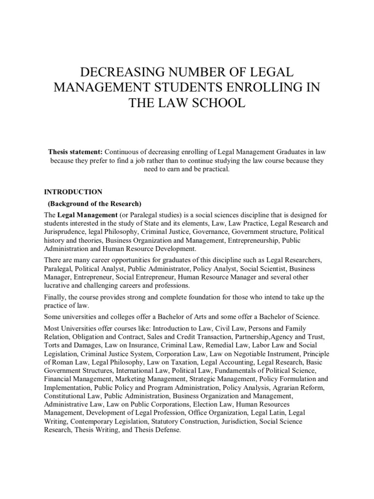 Legal Management | PDF | Legal Education | Law School