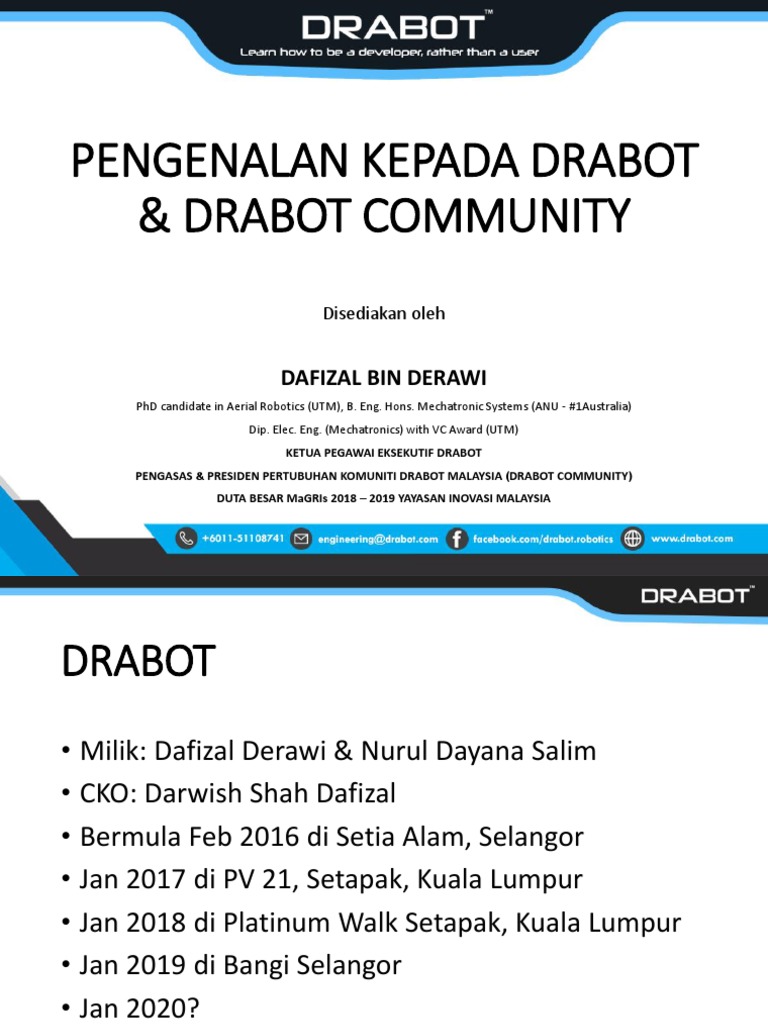 Pengenalan Drabot dan Komunitinya | PDF