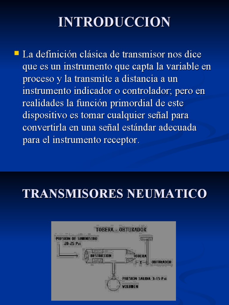 Transmisores Neumaticos | PDF