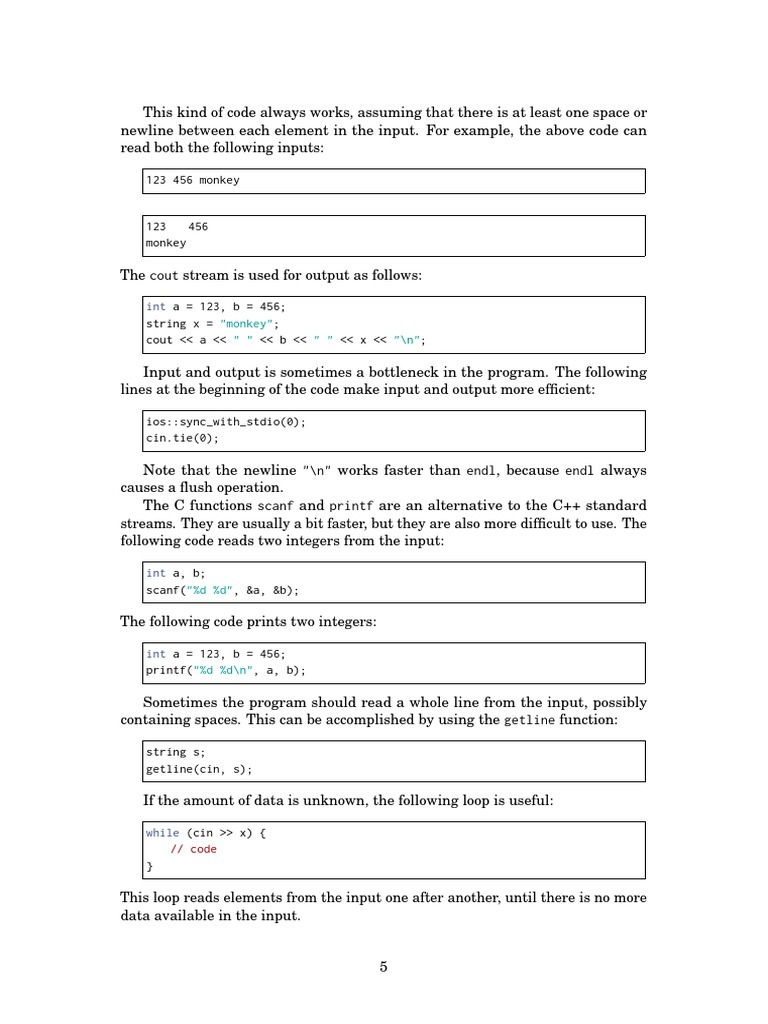 Competitive Programmer's Handbook 15 PDF | PDF