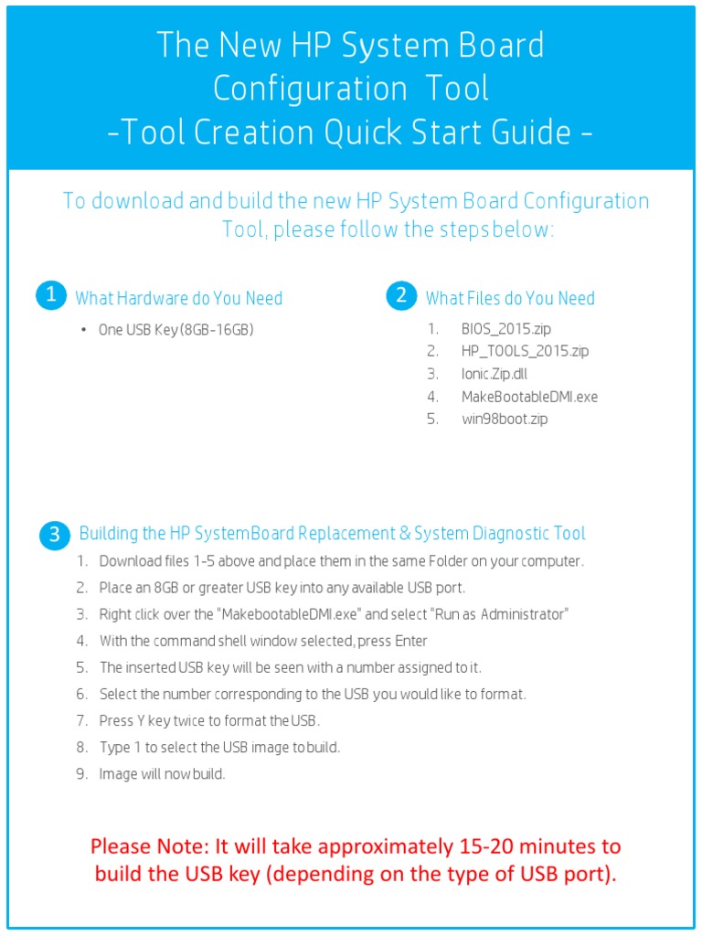 To Download and Build The New HP System Board Configuration Tool ...