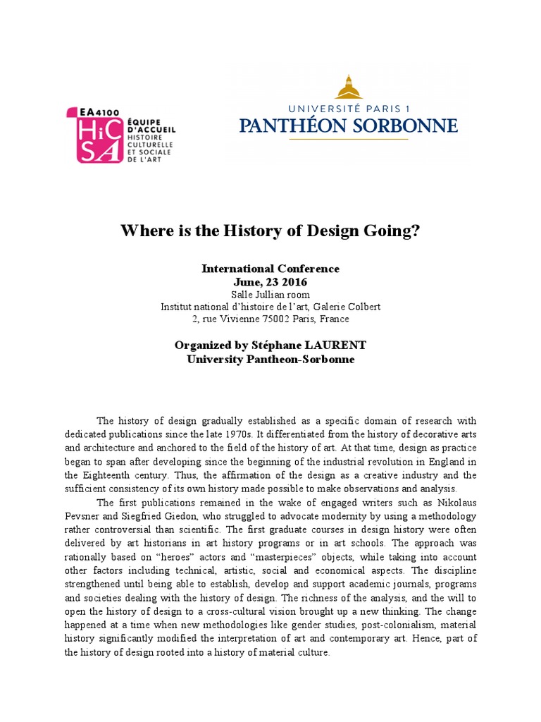 Where is the History of Design Going? Exploring New Directions and ...
