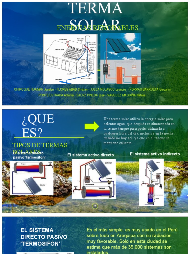 Terma Solar | PDF | Energía solar | Naturaleza