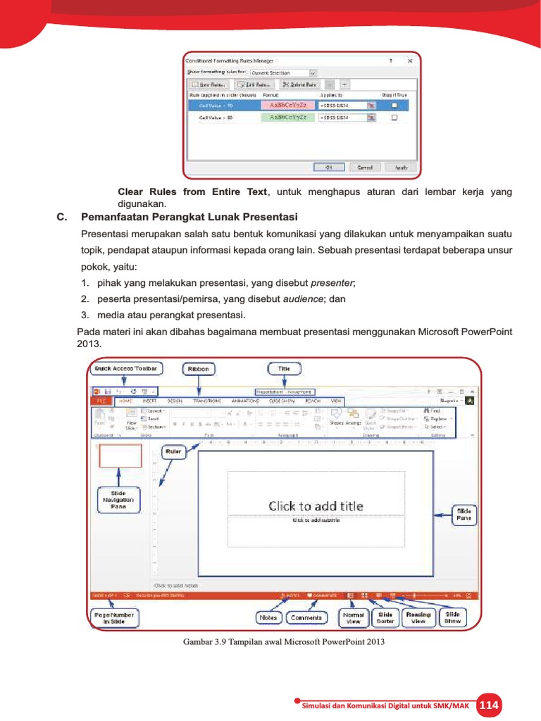 Fitur Utama Microsoft PowerPoint 2013 | PDF