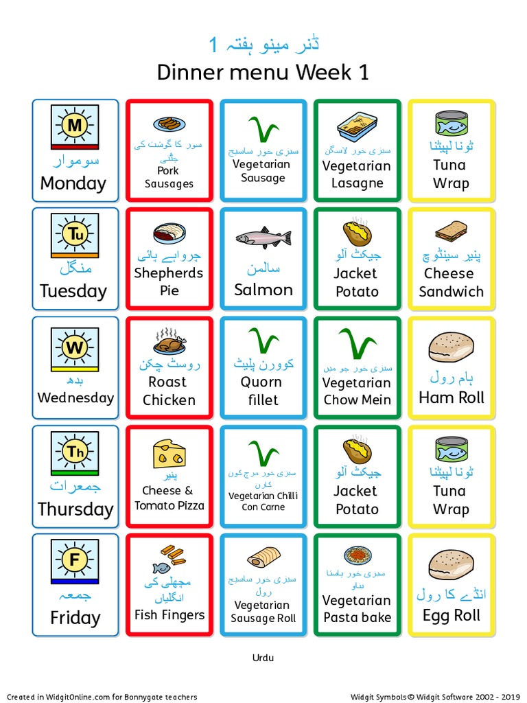 Menu A1 | PDF | Sausage | Pasta