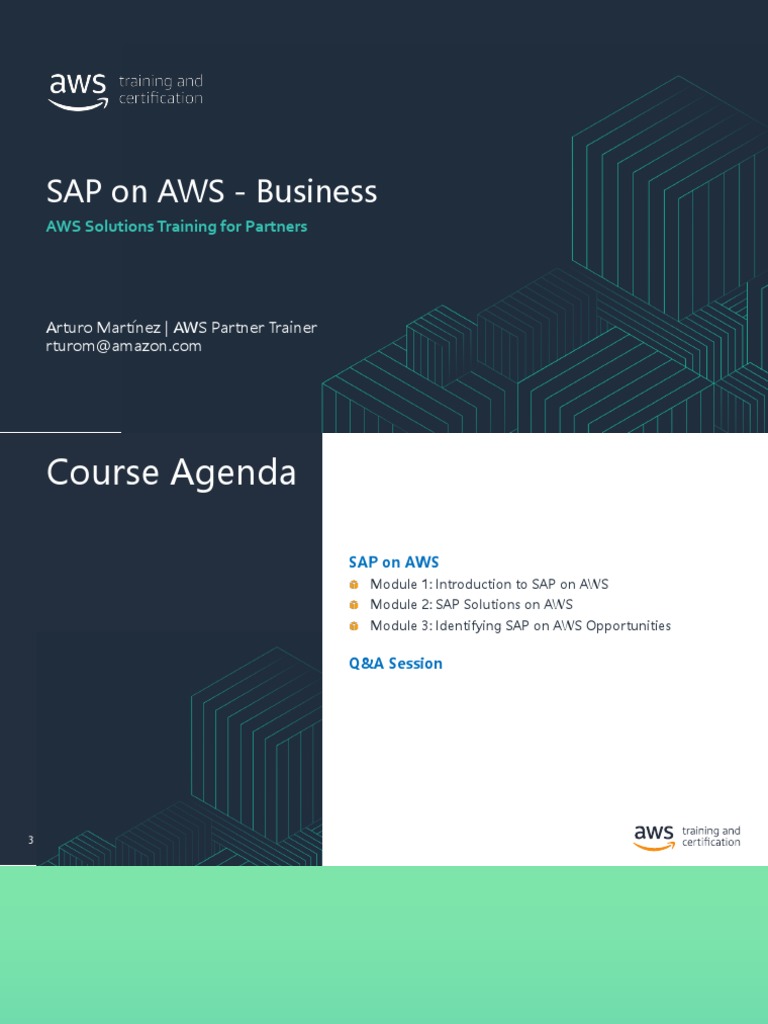 AWS STP SAP Business v2 - AM ForSend | PDF | Amazon Web Services | Sap Se