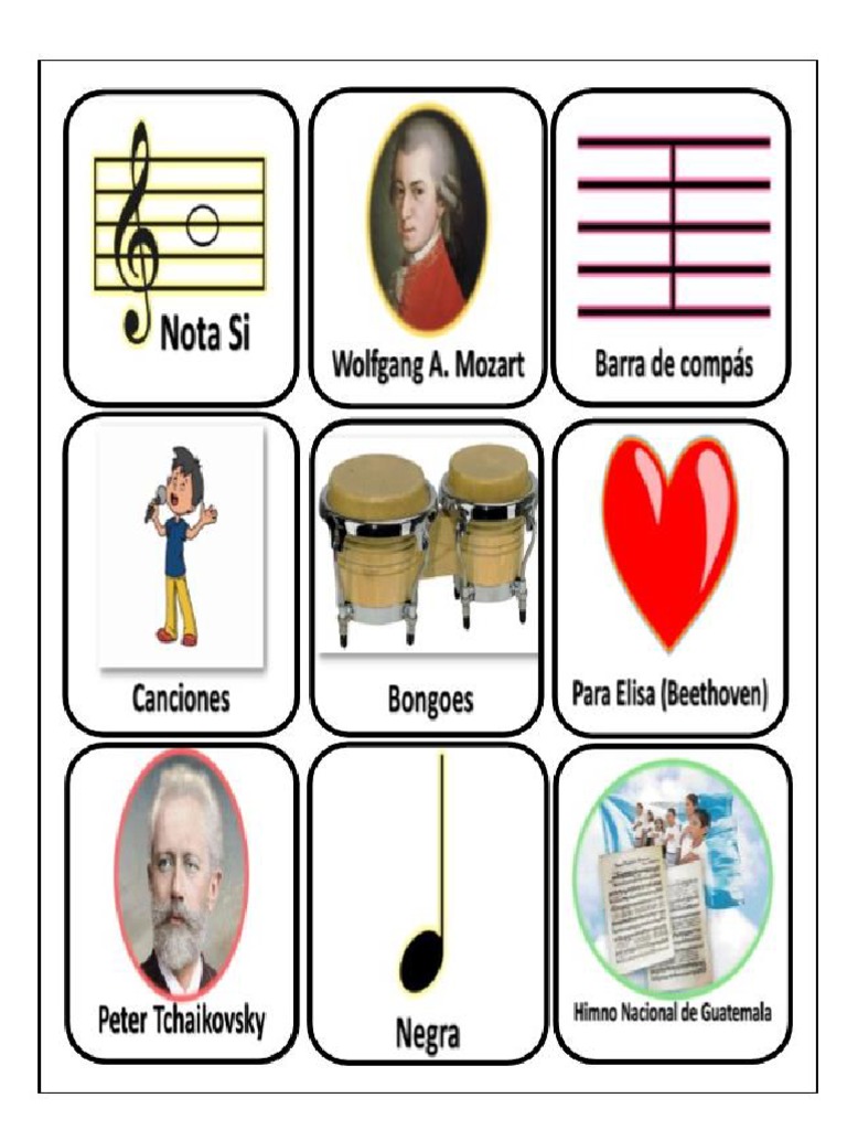 Lotería Musical | PDF