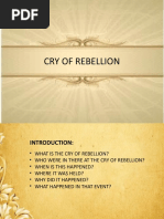 The First Cry of the Philippine Revolution | PDF | Wars Of Independence ...