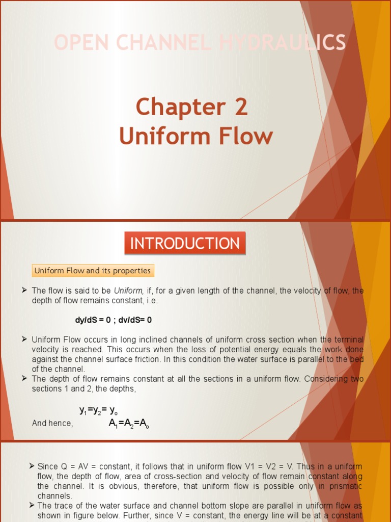 Chapter 2 Uniform Flow | PDF | Reynolds Number | Fluid Dynamics