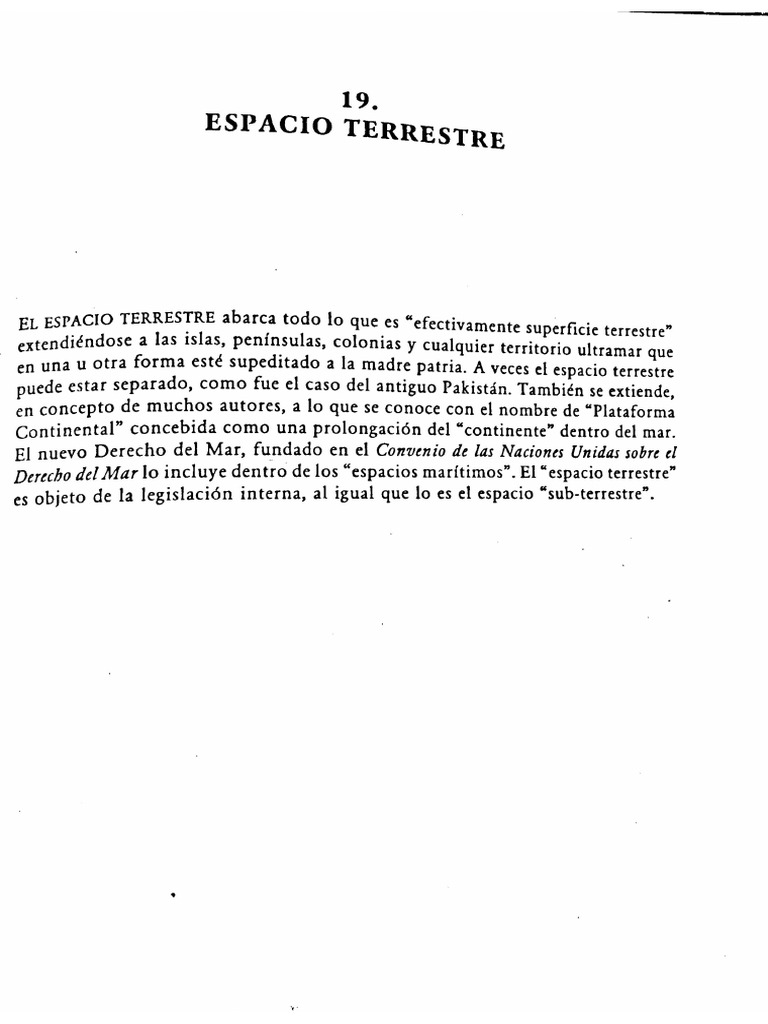 Espacio Terrestre, Espacio Maritimo PDF | PDF
