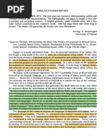 Decolonising The Mind | PDF | Human Communication | Liberal Arts Education