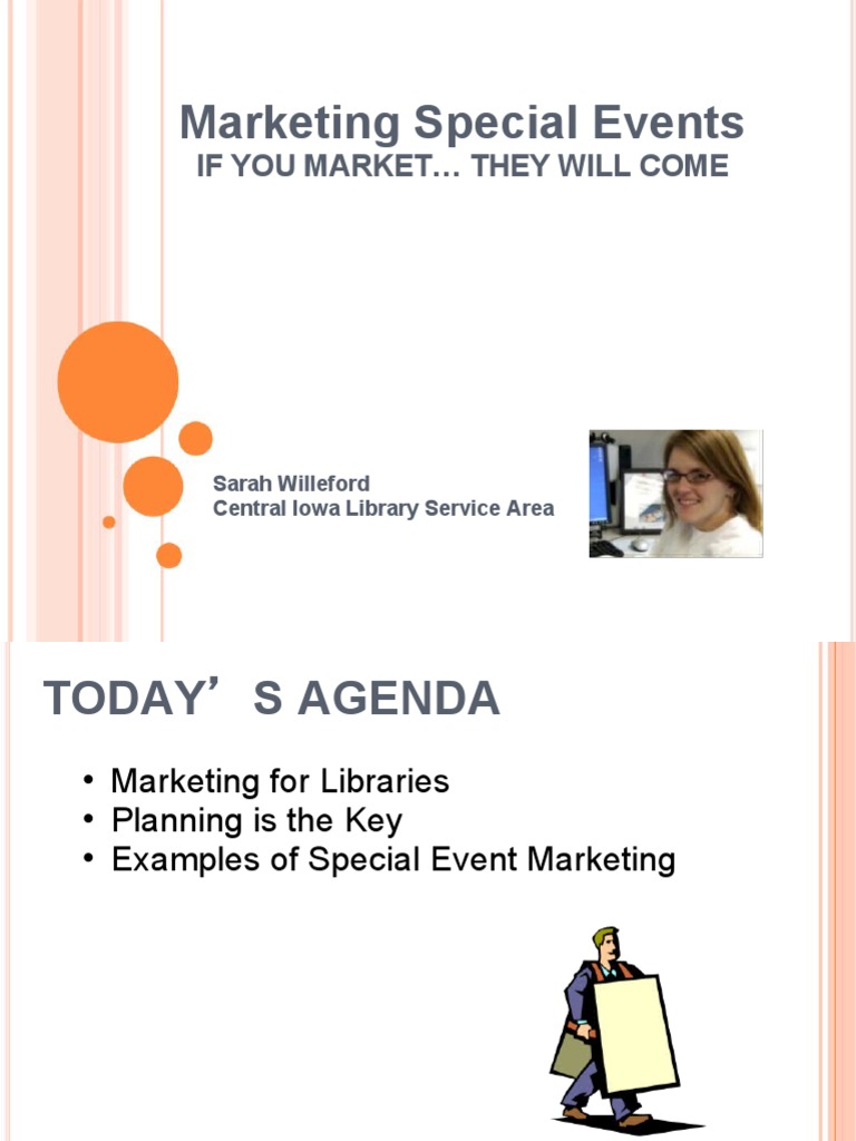 Marketing Special Events: If You Market They Will Come | PDF ...