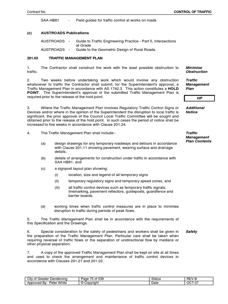 (C) AUSTROADS Publications: Contract No | PDF | Traffic | Road