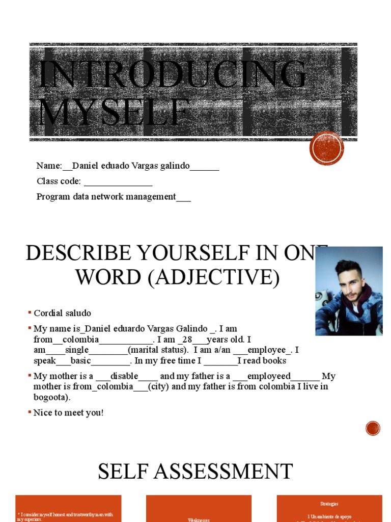 01 1 Self Assessment Chart | PDF | Cognitive Science | Psychological ...