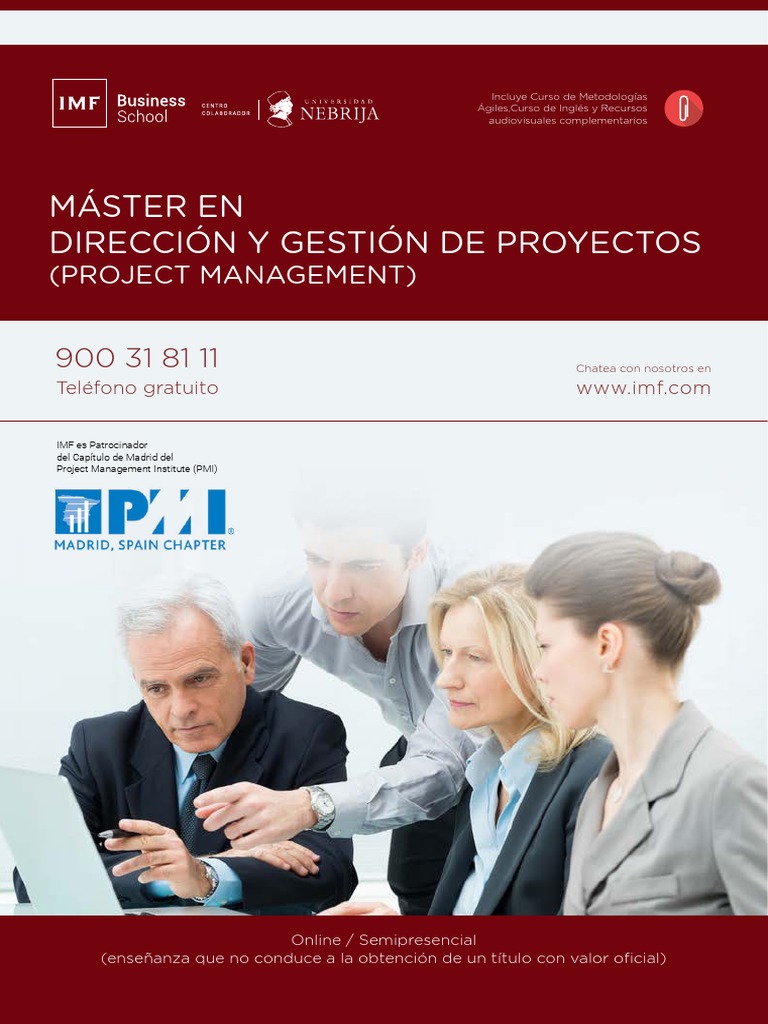 Master Project Management | PDF | Gestión de proyectos | Profesional en ...