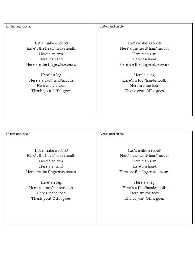 Robot Template | PDF