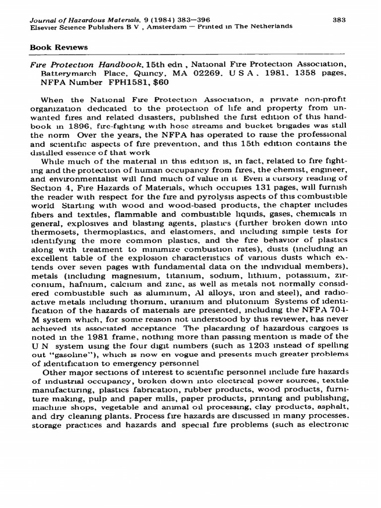 Fwe Protectron Handbook, 15th Edn: Book Reviews | PDF | Metals | Fires