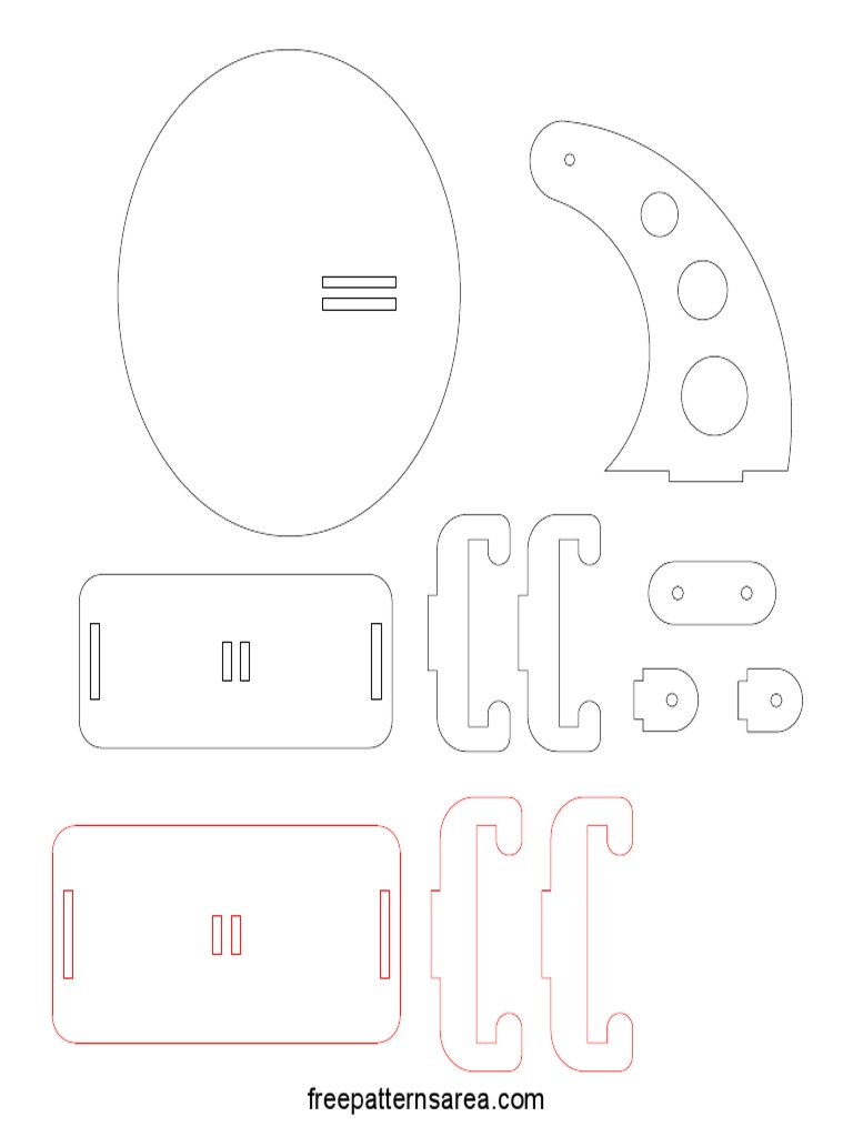 Laser Cut Diy Wooden Cell Phone Stand Plan 1 PDF | PDF