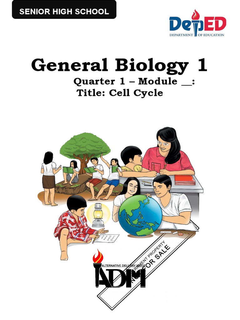 General Biology 1: Quarter 1 - Module - : Title: Cell Cycle | PDF ...