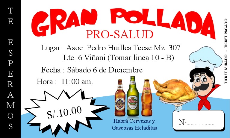 Ticket Pollada | PDF