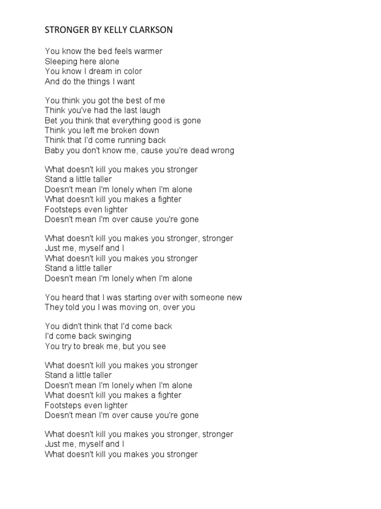 Stronger Lyrics