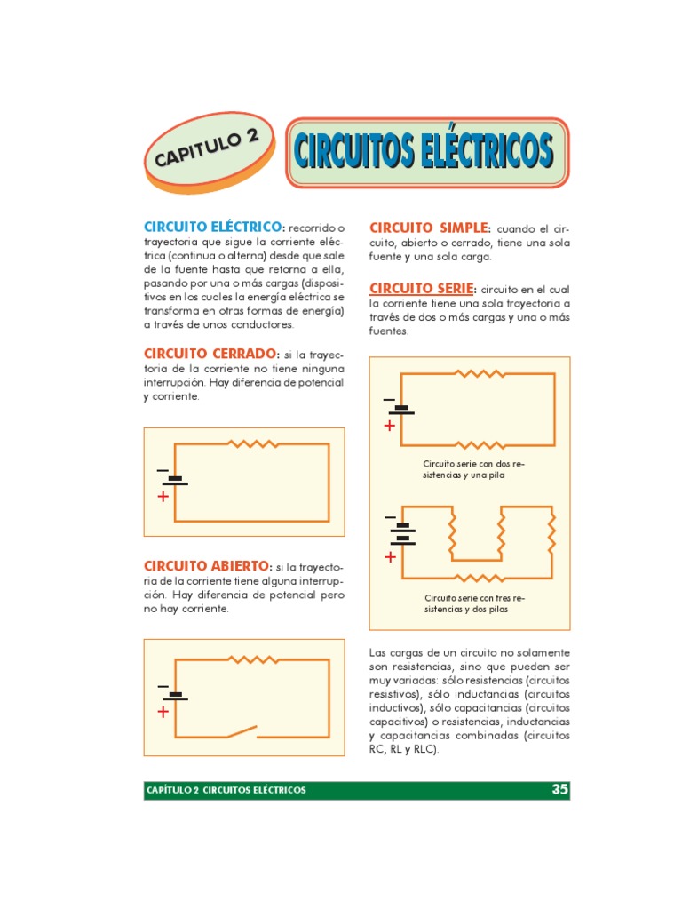 Circuitos Serie y Paralelo | PDF | Resistencia Eléctrica y Conductancia ...