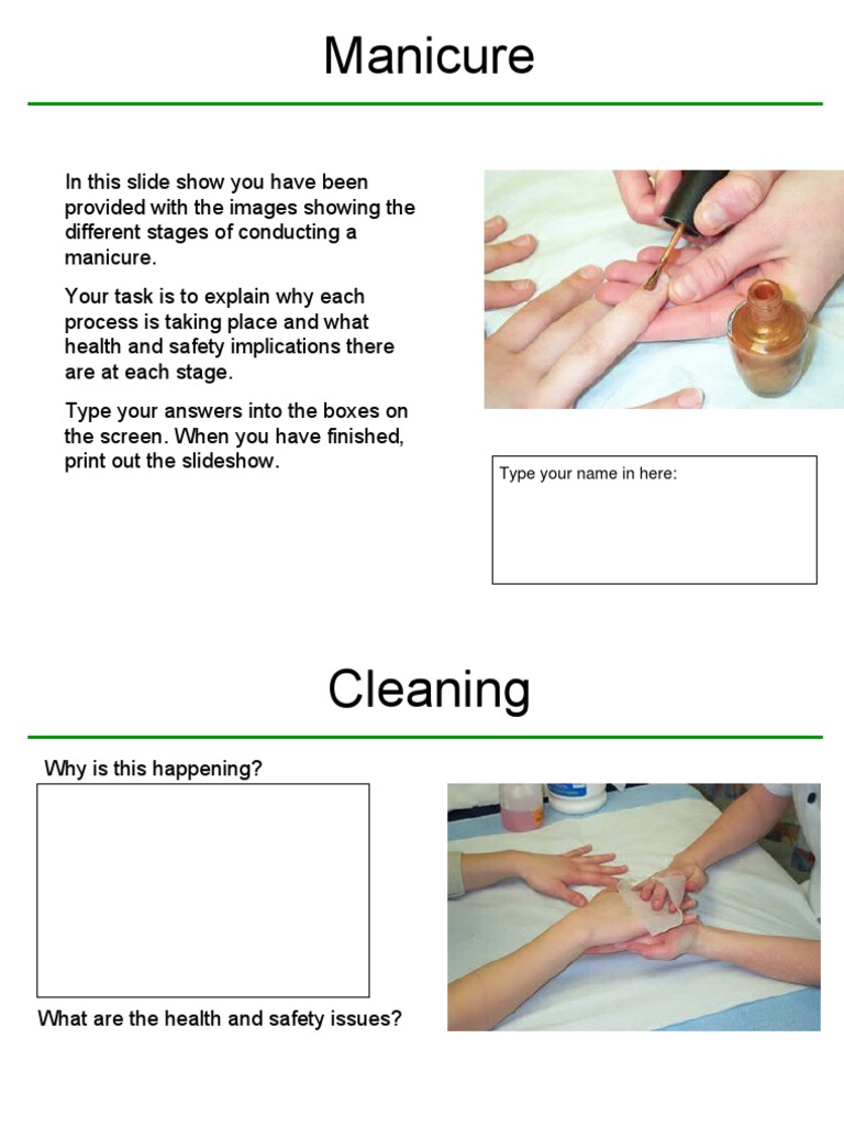 Manicuring Slides | PDF