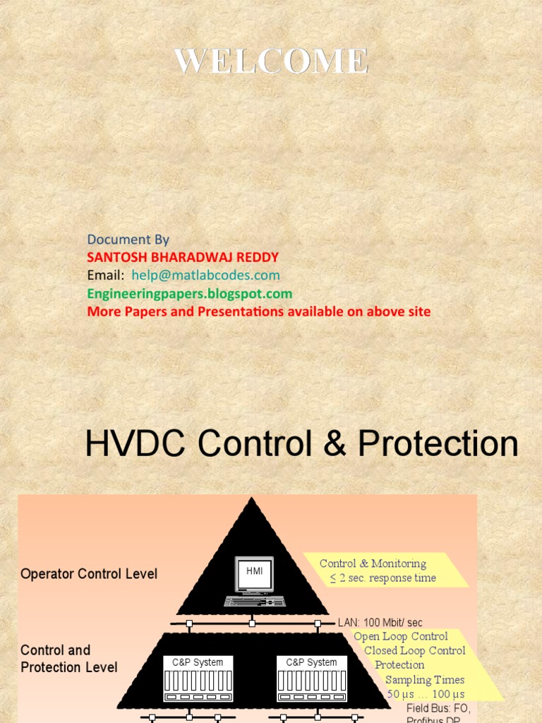 HVDC Control & Protection | PDF | High Voltage Direct Current | Power ...
