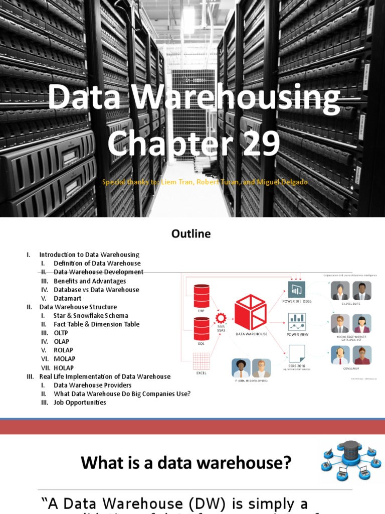 An Overview of Data Warehousing Concepts and Implementations | PDF ...