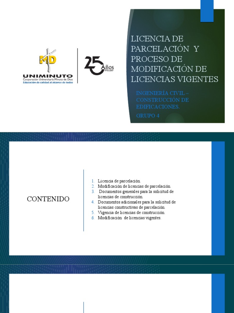 Licencias de Parcelación y Modificación | PDF | Derecho