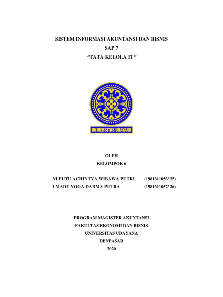 Kelompok 6 - RMK SAP 7 PDF | PDF