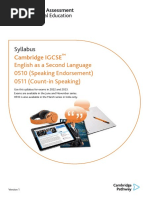 IGCSE English Speaking Test Practice | PDF