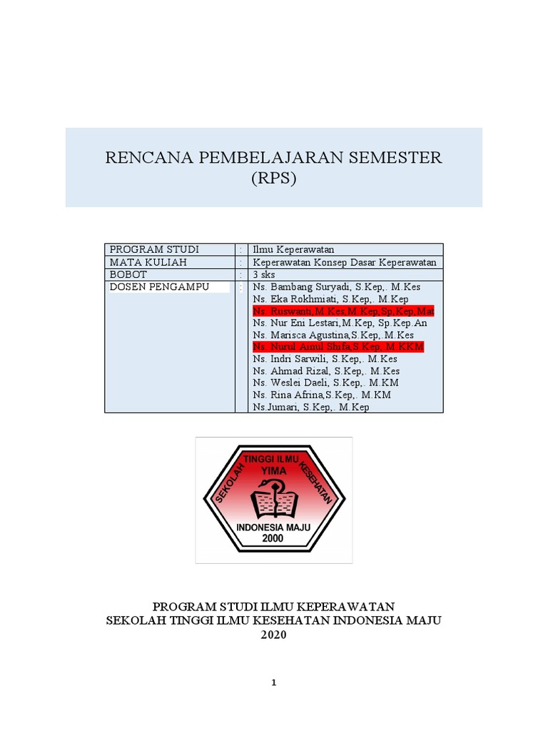 RPS Ners Stase KDP | PDF