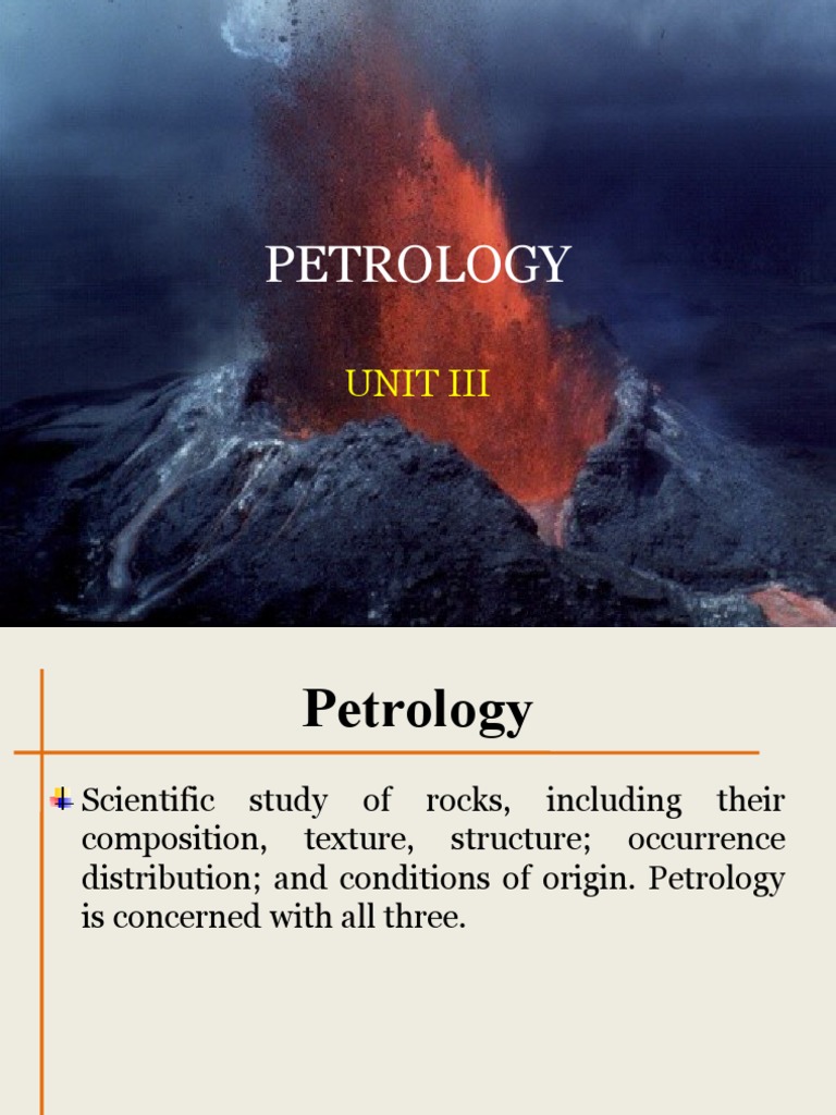 Petrology: Unit Iii | PDF | Igneous Rock | Sedimentary Rock