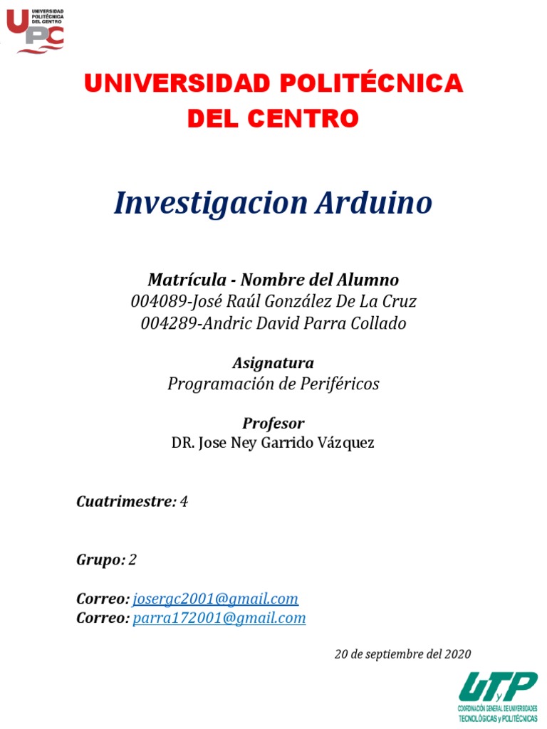 Practica-1-M2-4-Programacion de Perifericos | PDF | Arduino | Microcontrolador