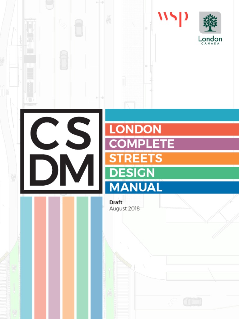 CSDM - 20180809 - Final Draft - LR PDF | PDF | Street | Public Transport