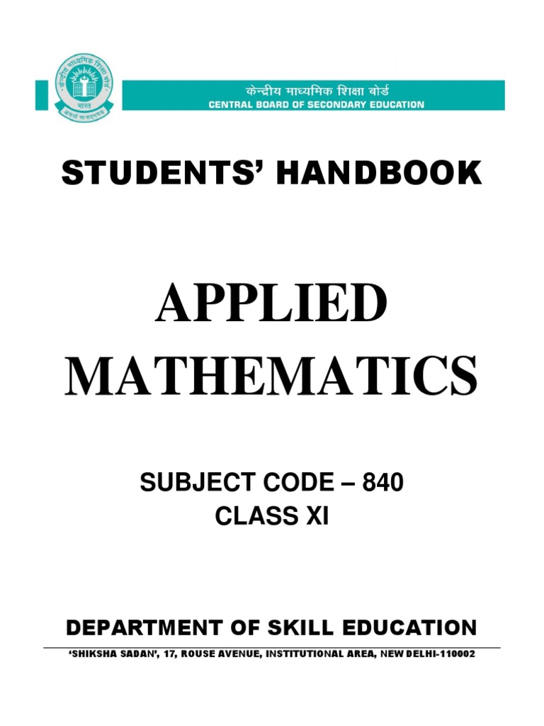 Applied Mathematics Handbook PDF | Download Free PDF | Ratio | Logarithm