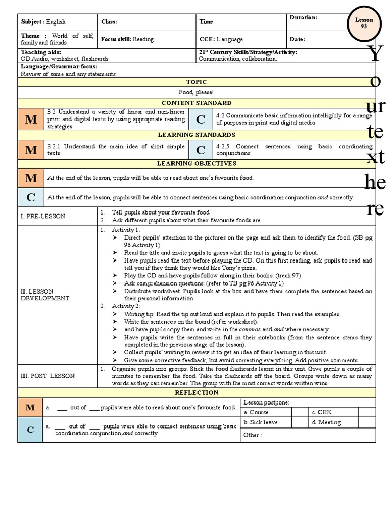 Lesson 93 | PDF | Reading Comprehension | Learning